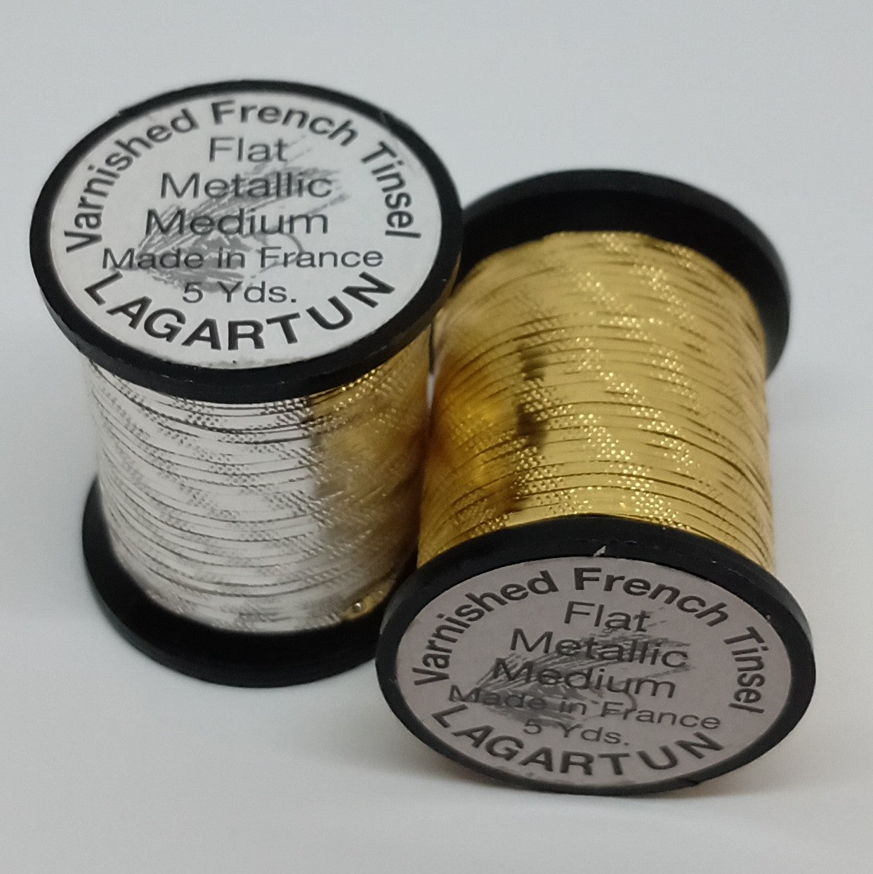 LAGARTUN FRENCH TINSEL FLAT | fly tying materials | garueshop.com